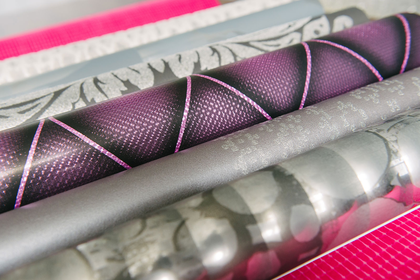 Steps of Producing Wallpaper - Surface Print